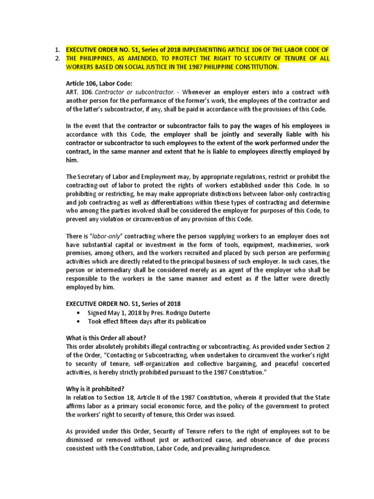 Labor Report - Write Up | PDF | Employment | Labour Law