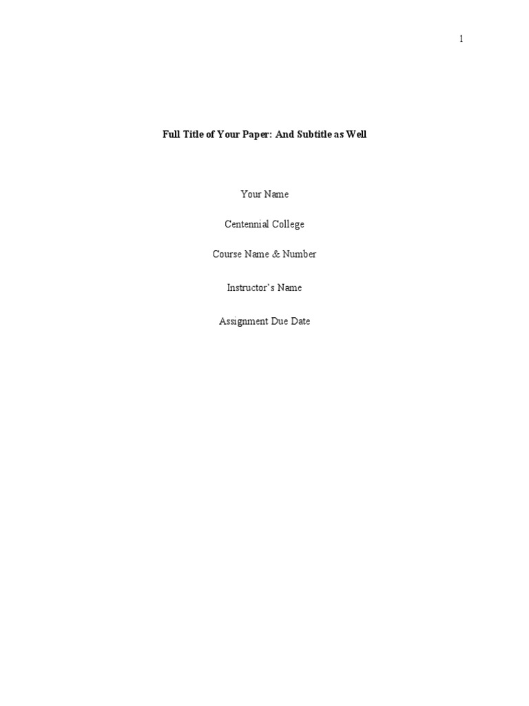 APA Formatted Paper Handout-APA 7e | PDF | Medical Specialties | Cancer