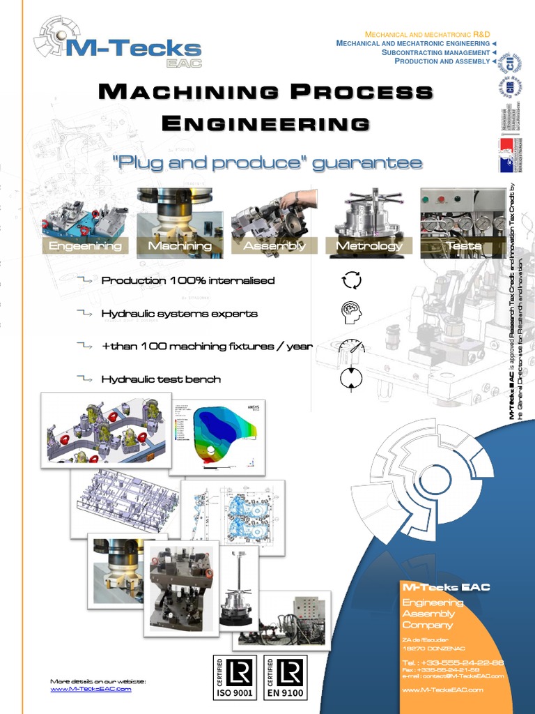 C067 - M-Tecks EAC Presentation (Machining Process Engineering) | Download Free PDF ...