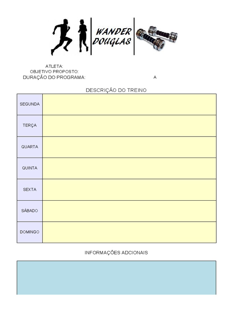 Planilha de Treino Musculação | PDF