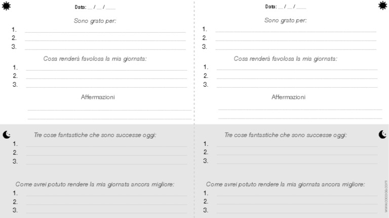 Five Minute Journal | PDF