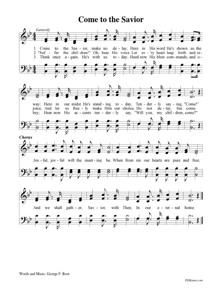 Come To The Savior | PDF