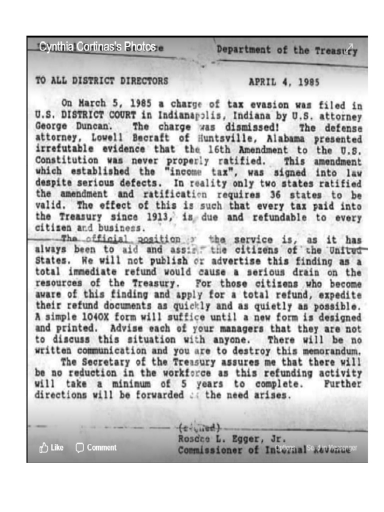 16th Amendment Never Properly Ratified | PDF