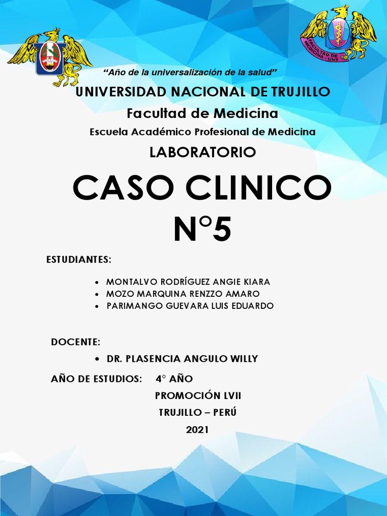 Caso Clinico 5 | PDF | Medicina CLINICA | Enfermedades y trastornos