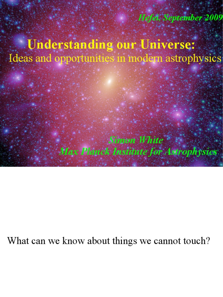 Understanding Our Universe in Astrophysics | PDF | Galaxy | Cosmic ...