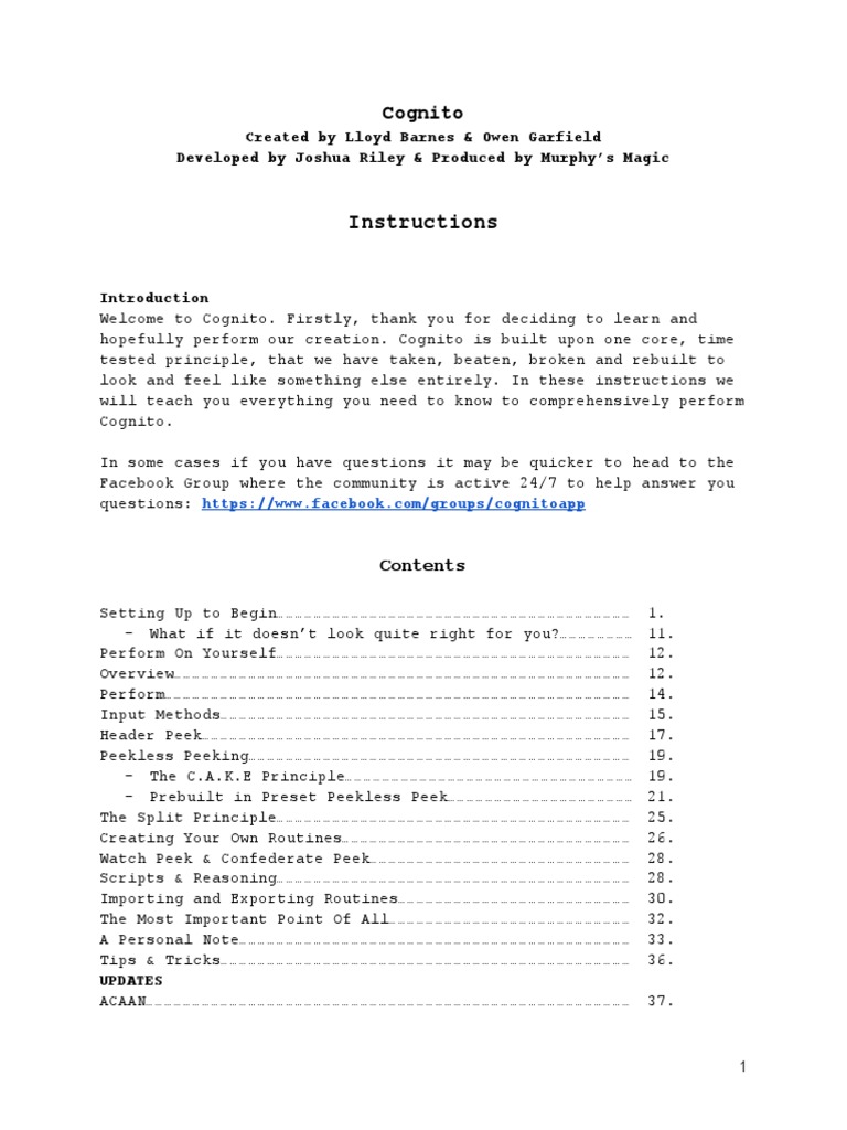 Cognito Inst | PDF | Screenshot | Ios