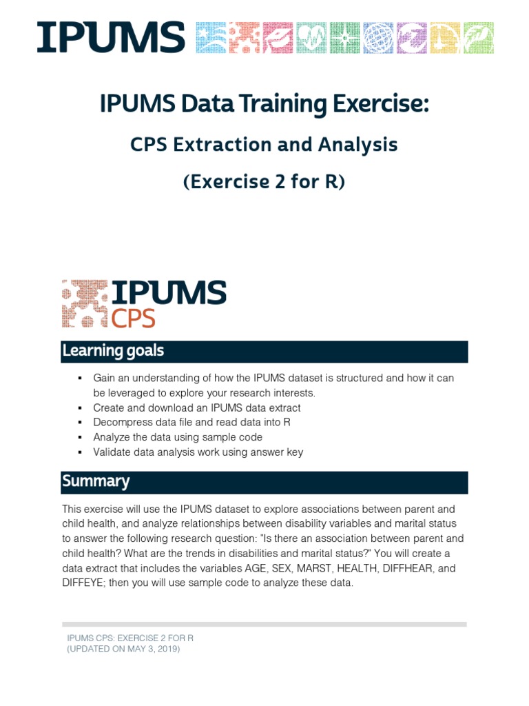 IPUMS CPS Exercise 2 For R | PDF | Command Line Interface | Directory ...