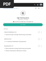 USMLE Step 1 Equations | PDF | Medical Specialties | Physiology