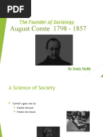 Auguste Comte's "Law of The Three Stages | PDF | Positivism | Metaphysics