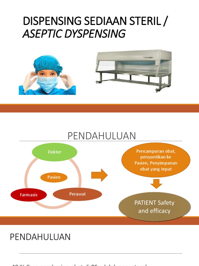 Aseptik Dispensing Sediaan Steril | PDF