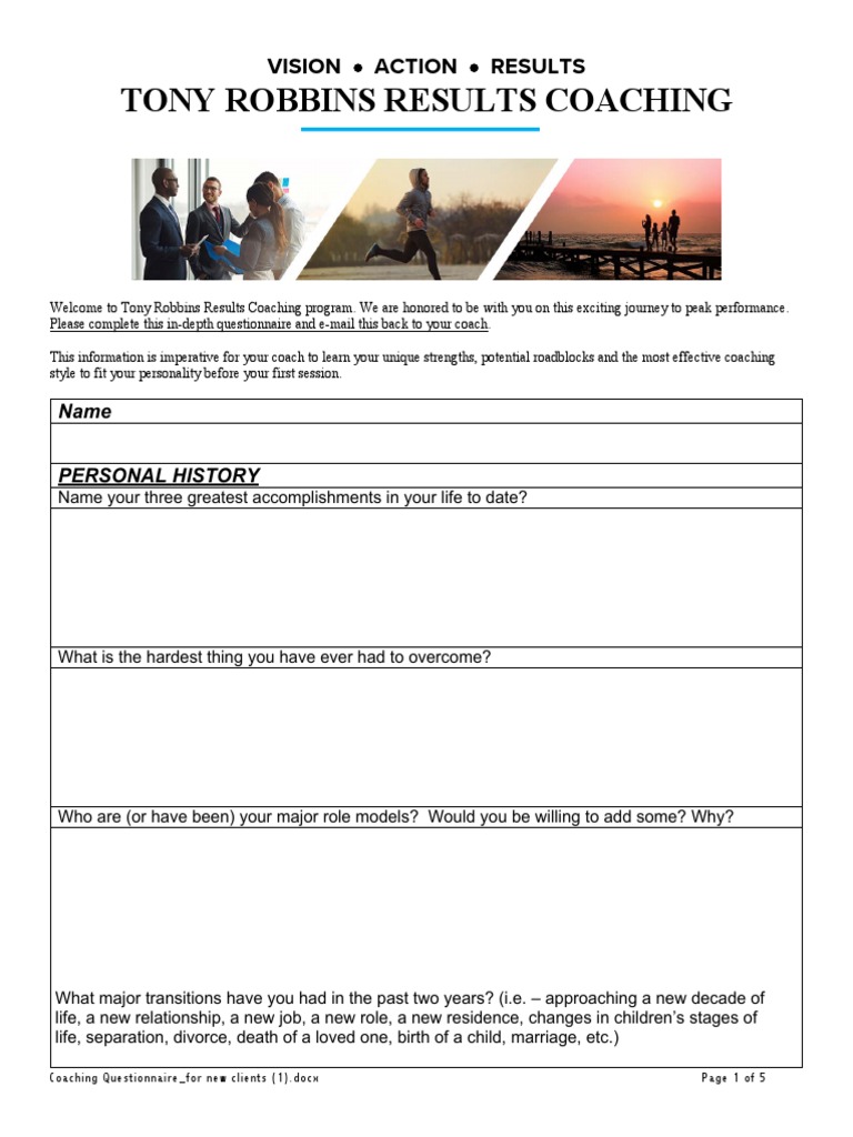 Coaching Style Assessment Questionnaire | PDF | Psychological Concepts ...