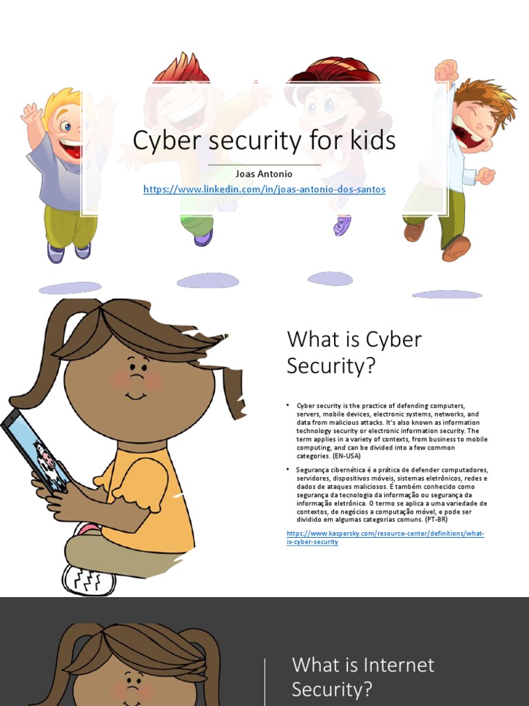 Cyber - Security For Kids | PDF | Phishing | Security