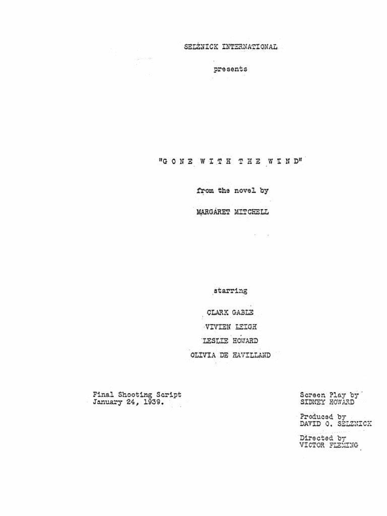 Gone With The Wind | PDF