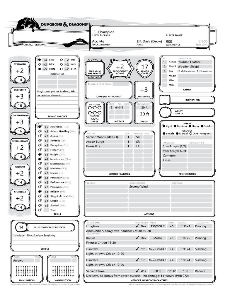 Drow Fighter 3 | PDF