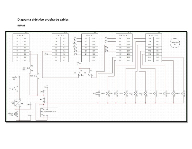 Diagrama Eléctrico Prueba de Cables | PDF