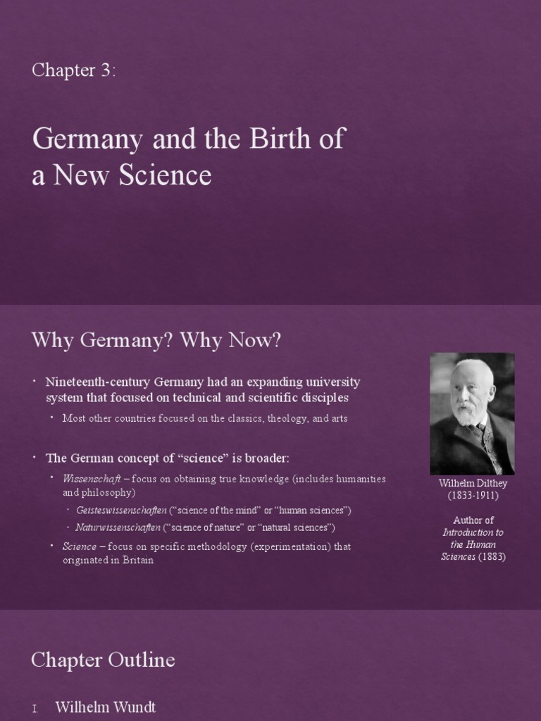 Germany's Role in Modern Science Development | PDF | Psychology | Attention