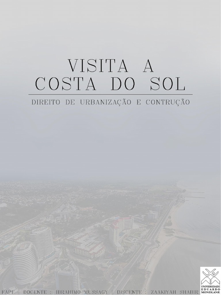 Estrutura de um trabalho sobre a importância dos mangais na costa de ...