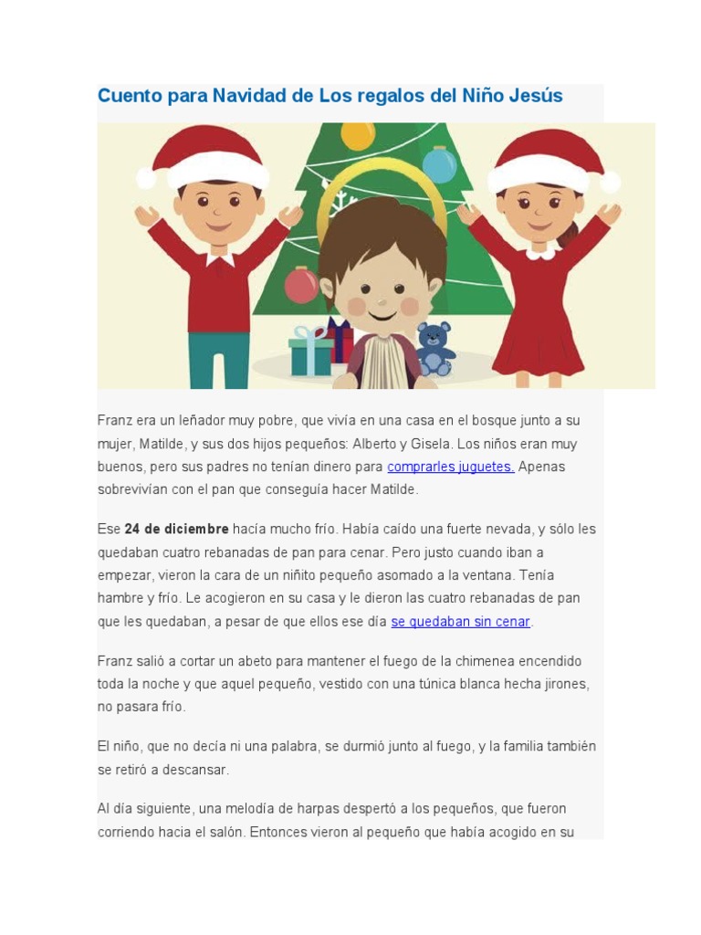 Cuento para Navidad de Los Regalos Del Niño Jesús | PDF