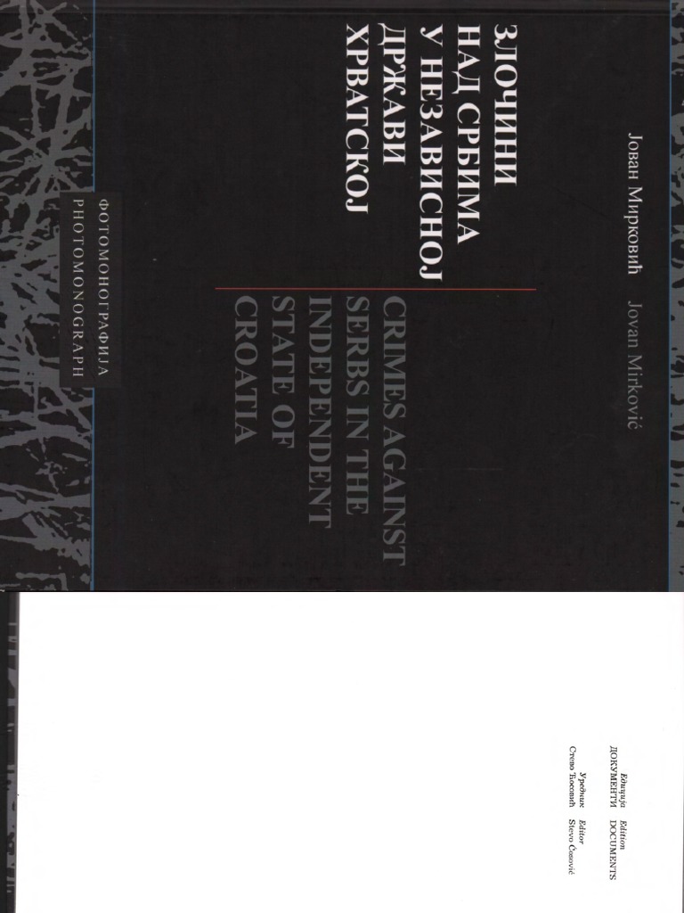 Jovan Mirkovic - Stradanje Srba U NDH (ENG/SRB) | PDF