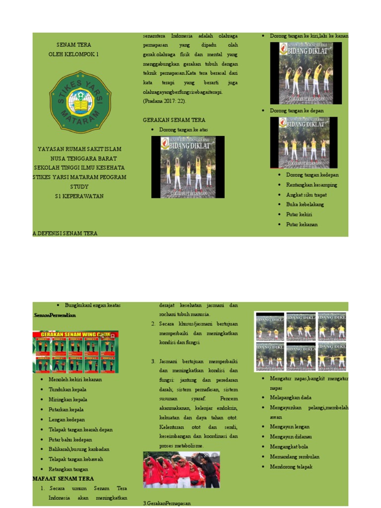 Manfaat dan Gerakan Senam Tera | PDF | Kesehatan Holistik