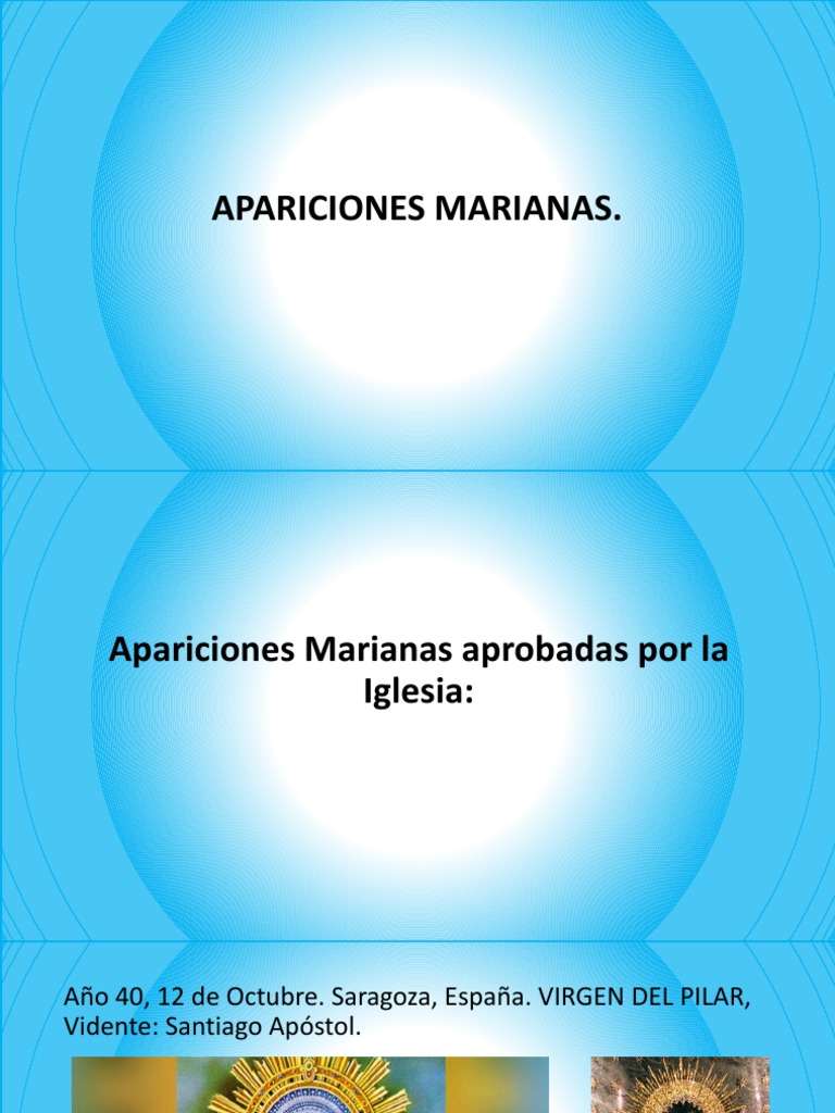Apariciones Marianas | PDF | Aparición mariana | María, madre de Jesús