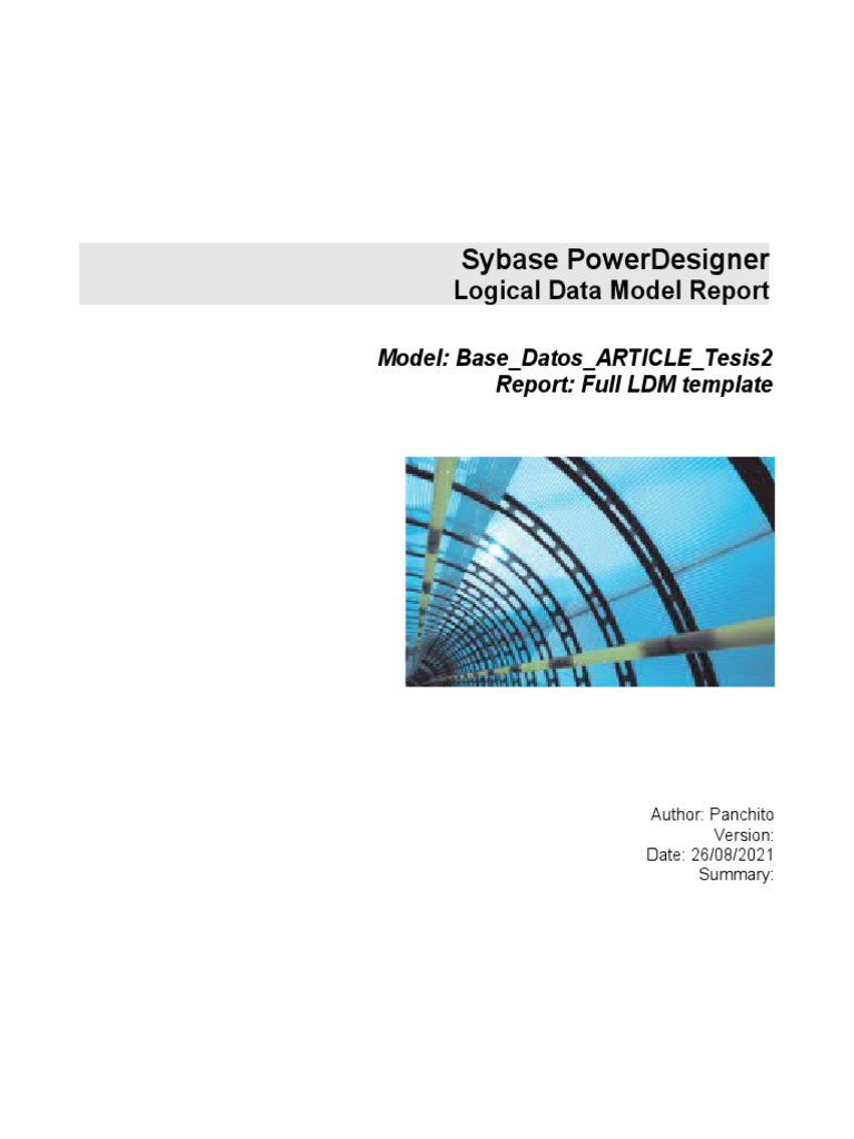 Full LDM Template | PDF | Data Type | Boolean Data Type