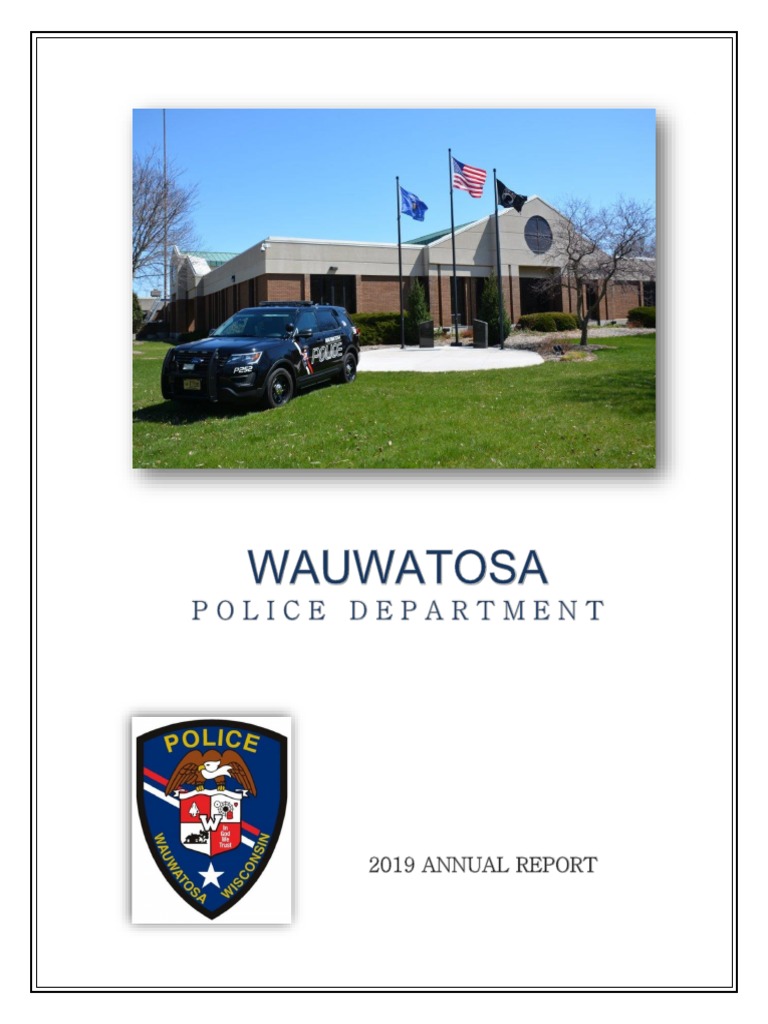 2019 Wauwatosa Police Department Annual Report | PDF | Theft | Police