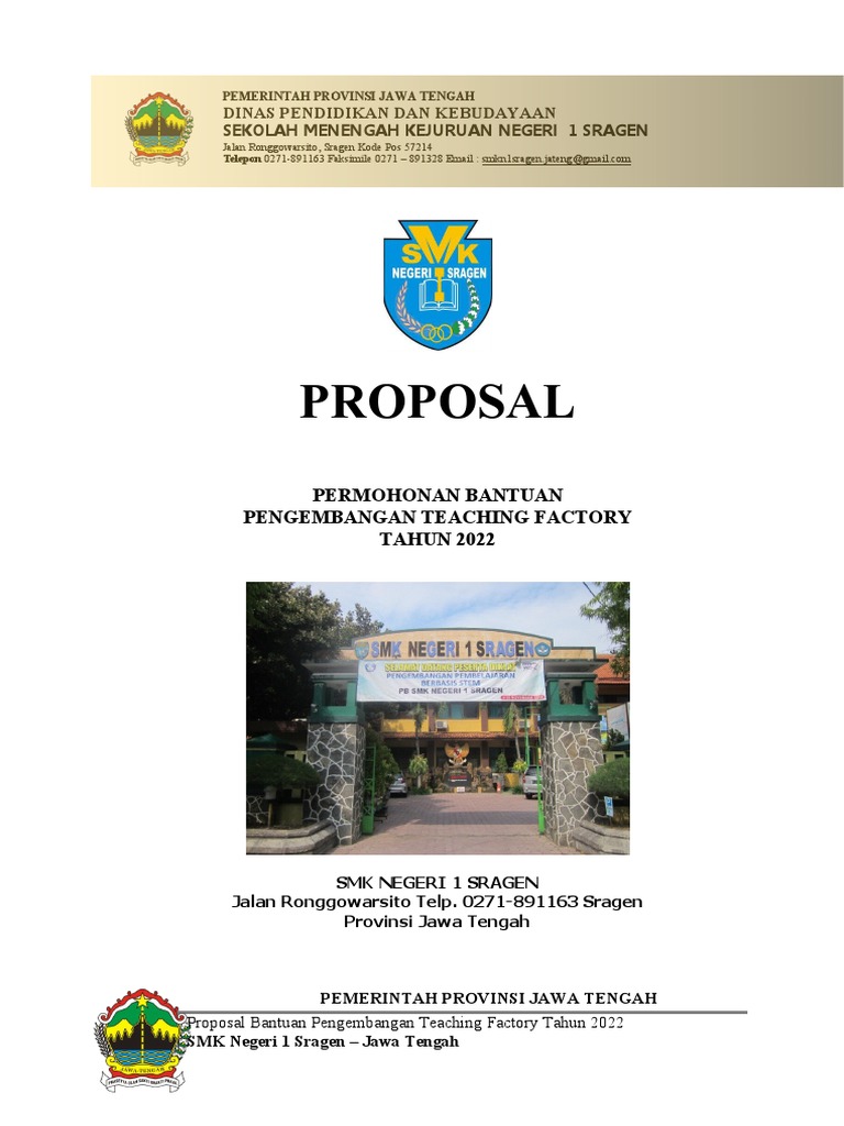 Proposal TEFA - 2022 | PDF