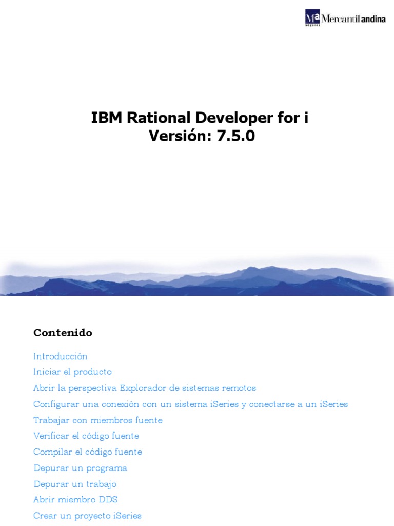 Guía de IBM Rational Developer for i | PDF | Archivo de computadora ...