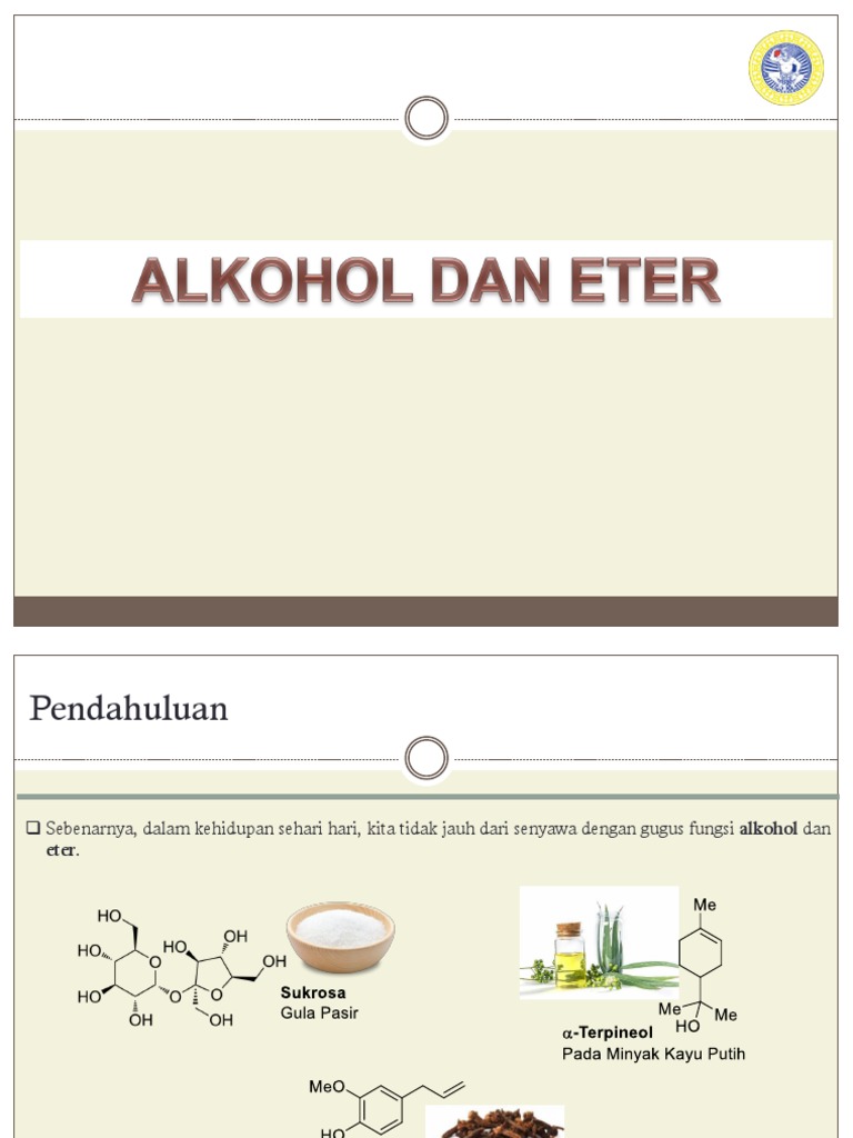 Alkohol Dan Eter-KID105 KIMDAS 3 | PDF
