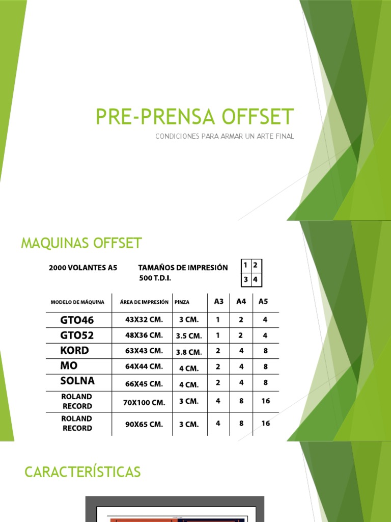 Pre-Prensa Offset Pinzas | PDF