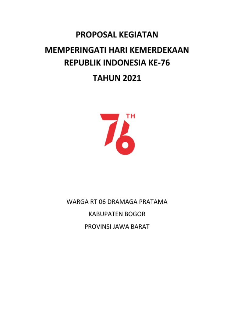 PROPOSAL Agustusan | PDF | Ilmu Sosial | Perjalanan