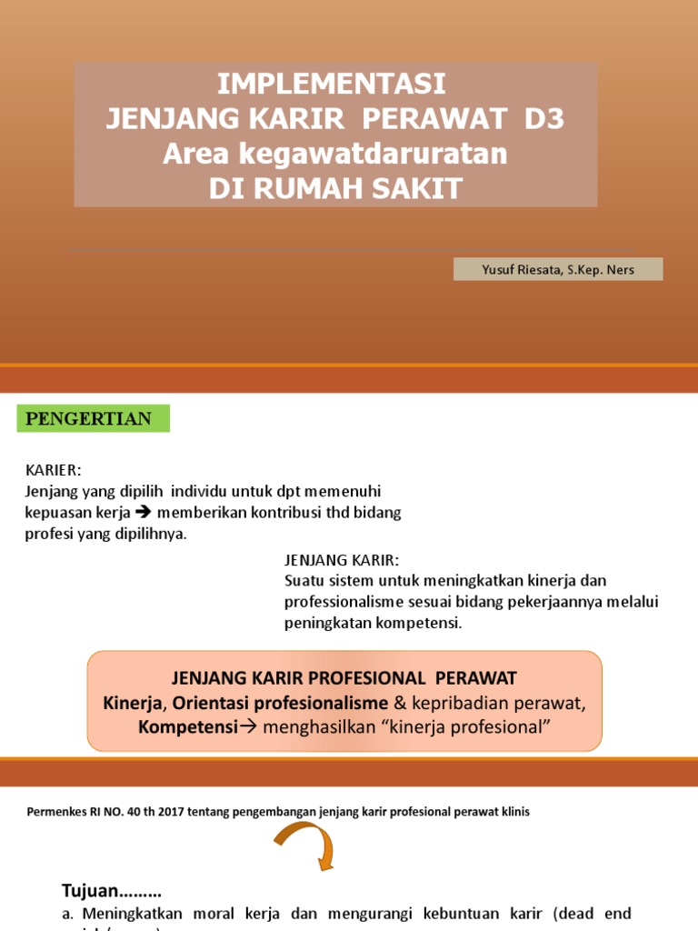 Implementasi Jenjang Karir Perawat D3 di Area Kegawatdaruratan Rumah ... Implementasi Jenjang Karir Perawat D3 di Area Kegawatdaruratan Rumah ...