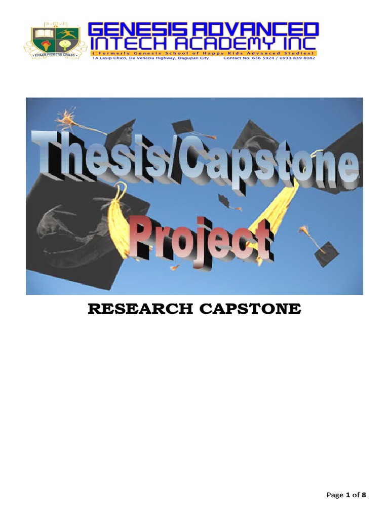 Research Capstone: Page 1 of 8 | PDF | Knowledge | Theory