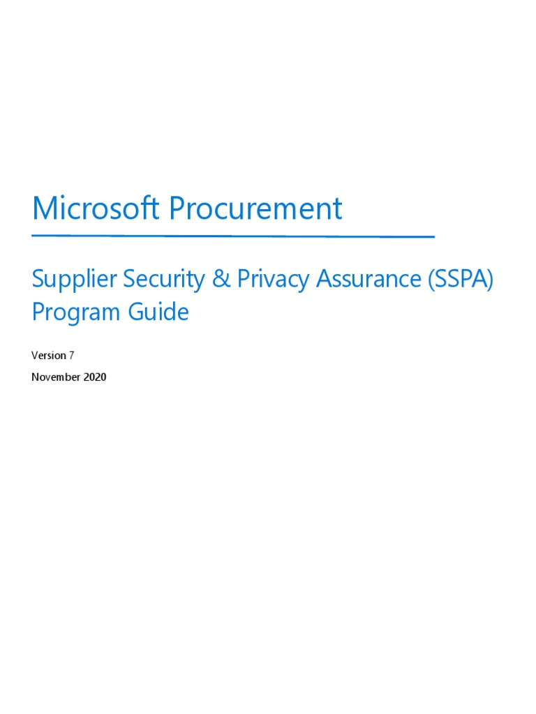 SSPA Program Guide v7 - en-EN | PDF | Payment Card Industry Data ...