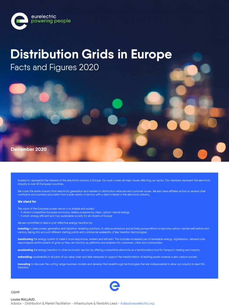 2020 Overview of European Distribution Grids | PDF | Electrical Grid ...