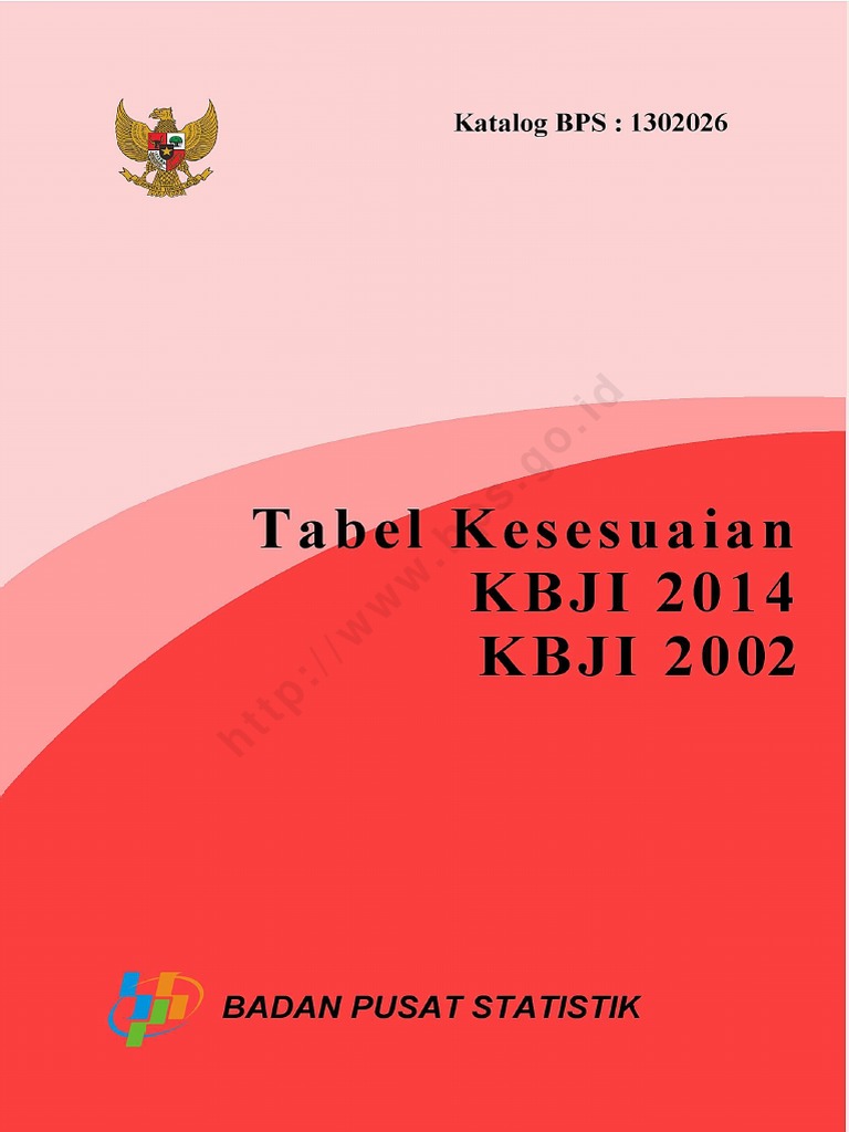 Tabel Kesesuaian KBJI 2014-2002 | PDF