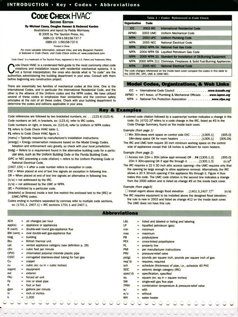 Hvac Code Check Part 1 | PDF