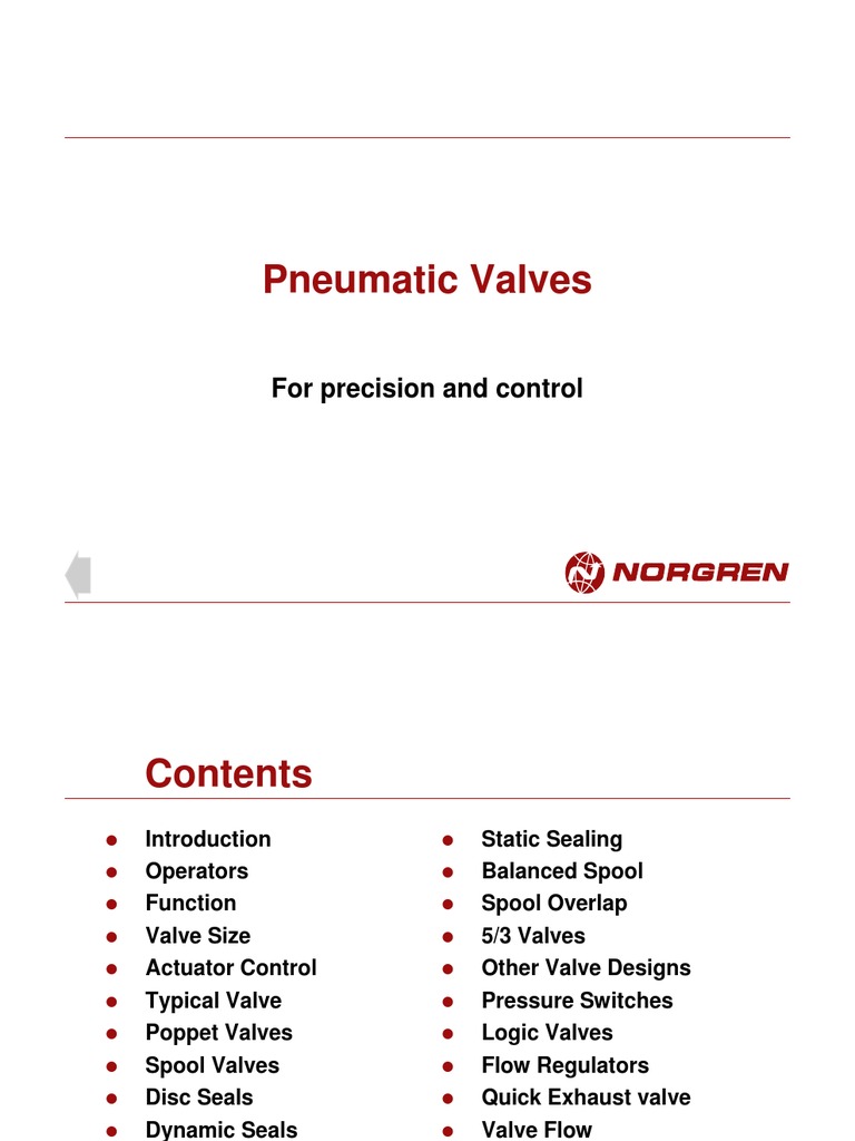Valves From Norgren | PDF | Valve | Inductor