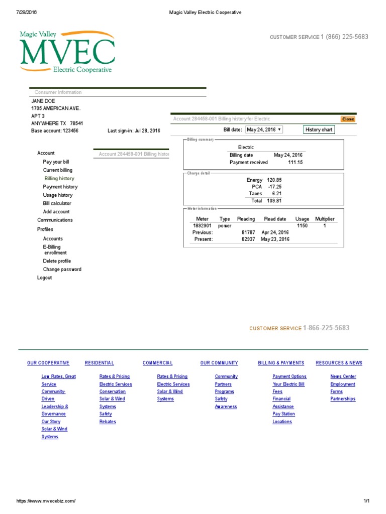 Magic Valley Electric Bill Payment Guide | PDF | Solar Power | Pricing
