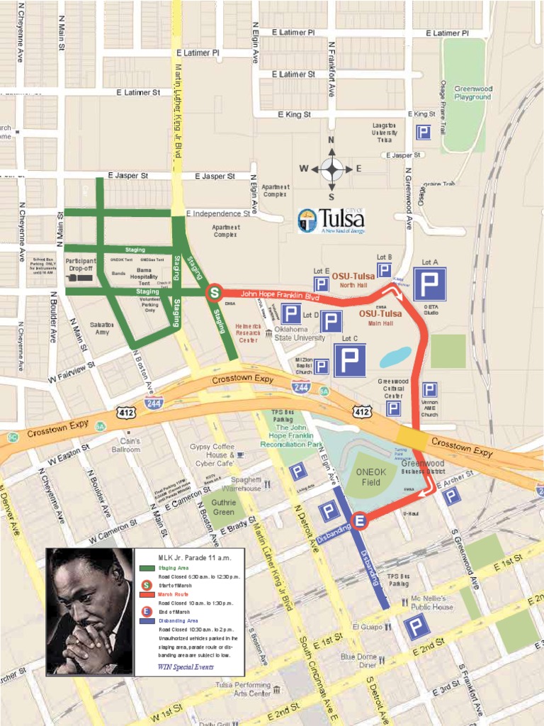 43rd Annual Martin Luther King Jr. Commemorative Parade Map Route | PDF