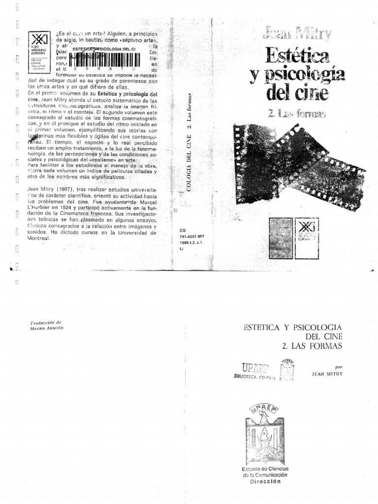 Estética y Psicología Del Cine - Jean Mitry | PDF | Realidad | Teorías ...