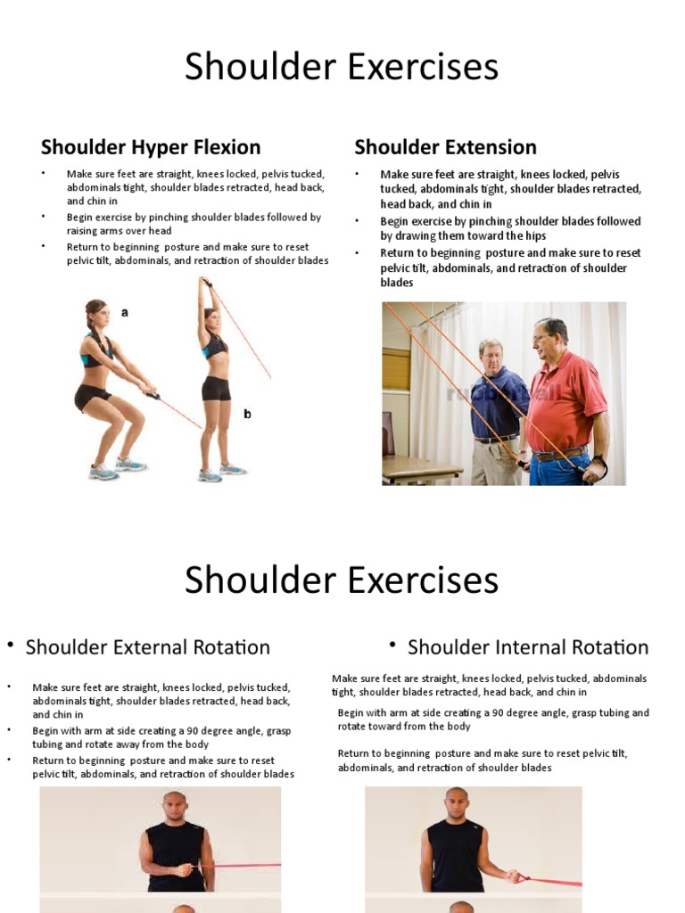 Shoulder Exercises | PDF