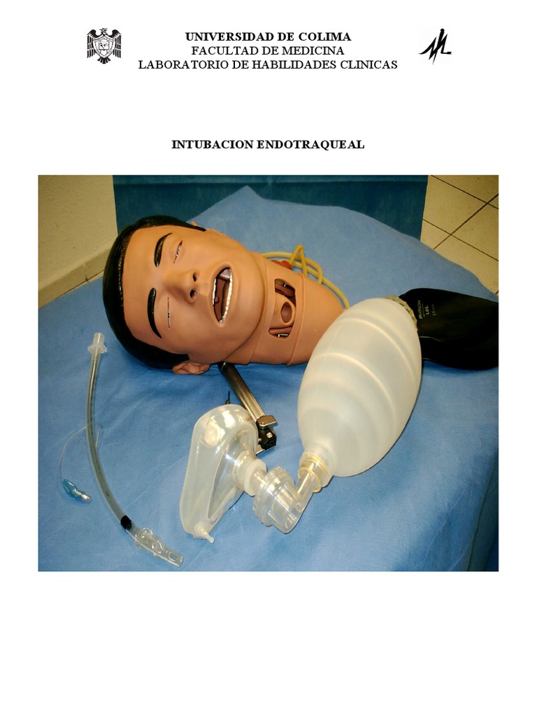 Protocolo de Intubación Endotraqueal | PDF | Reanimación cardiopulmonar ...