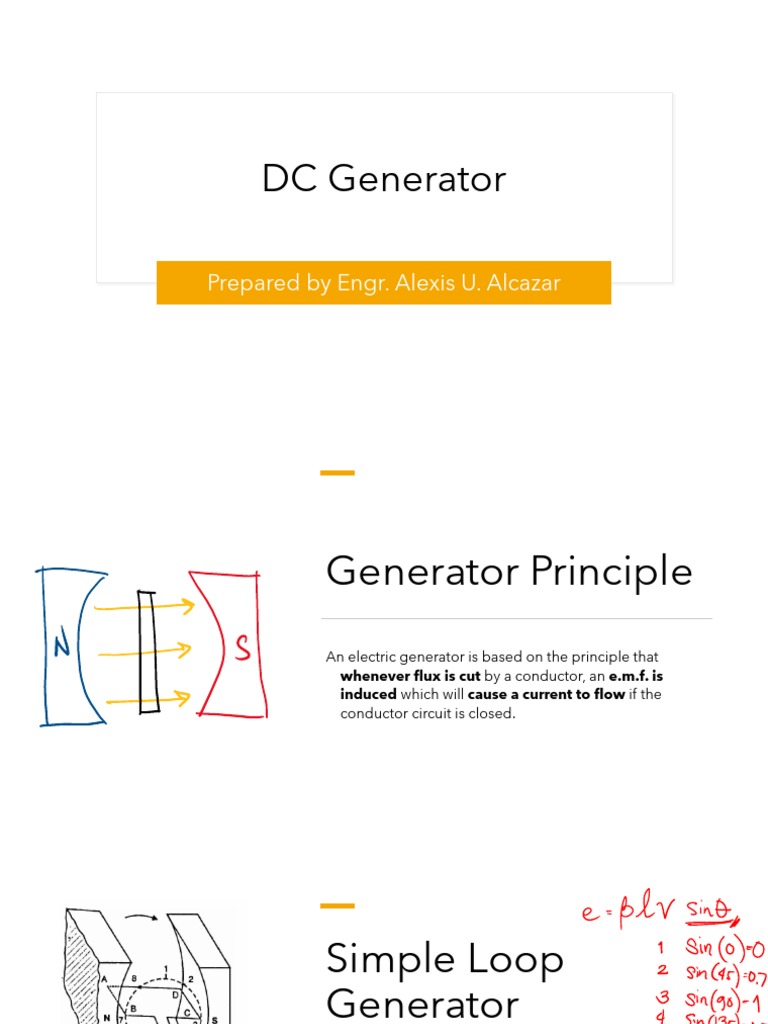 DC Generator Part 1 (v2) | Descargar gratis PDF | Electric Generator ...