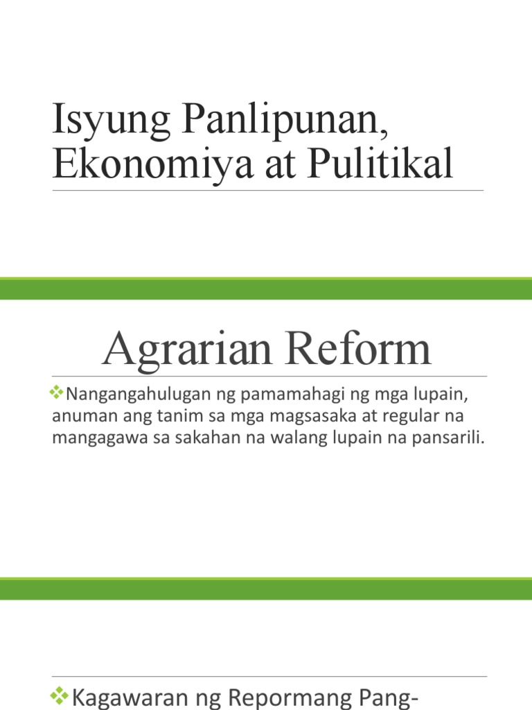 Lesson 4 Land Reform 1899 1935 1973 | PDF