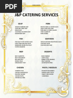 Tdh Menu @1250+Taxes | PDF