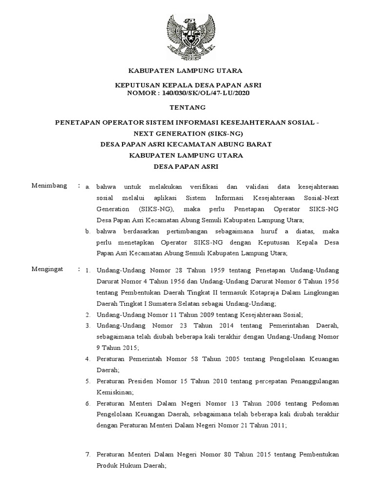 SK Operator Siks NG | PDF