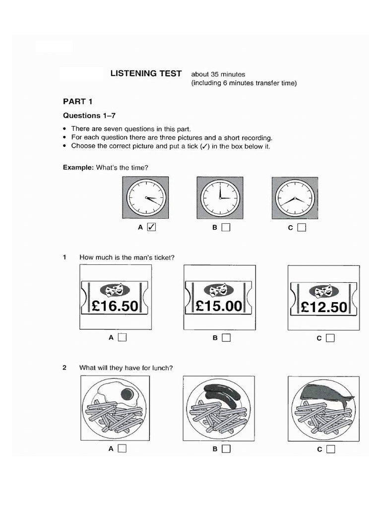 Exam Folder 10 - Listening | PDF