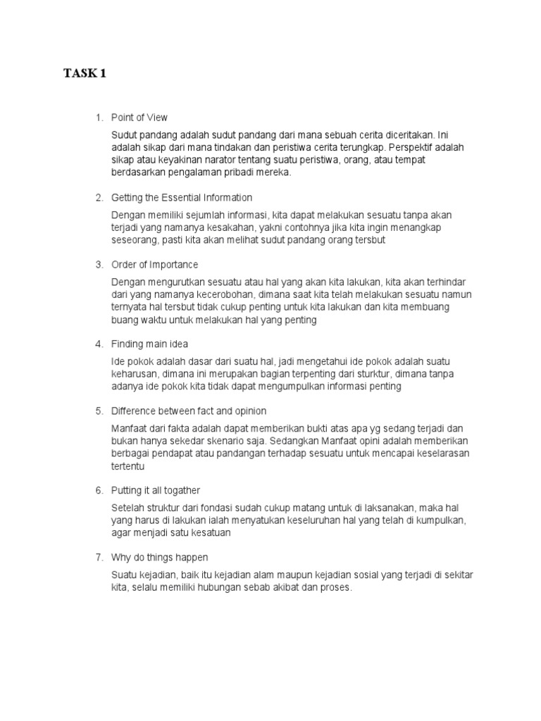 Interpretive Reading | PDF